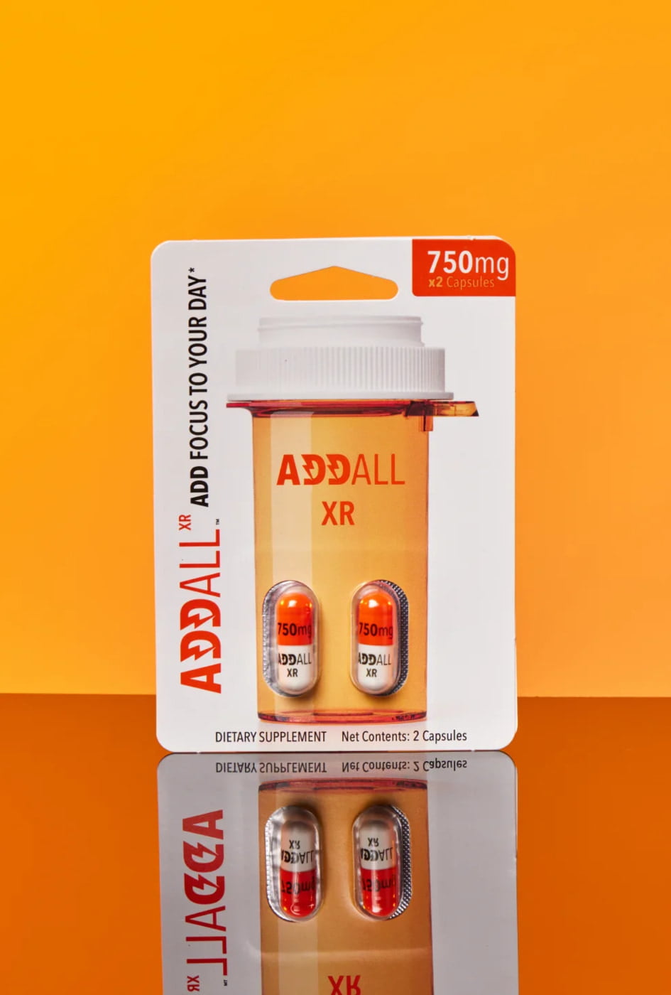 Addall XR | Caffeine-Free Brain Booster Supplement for Focus & Energy