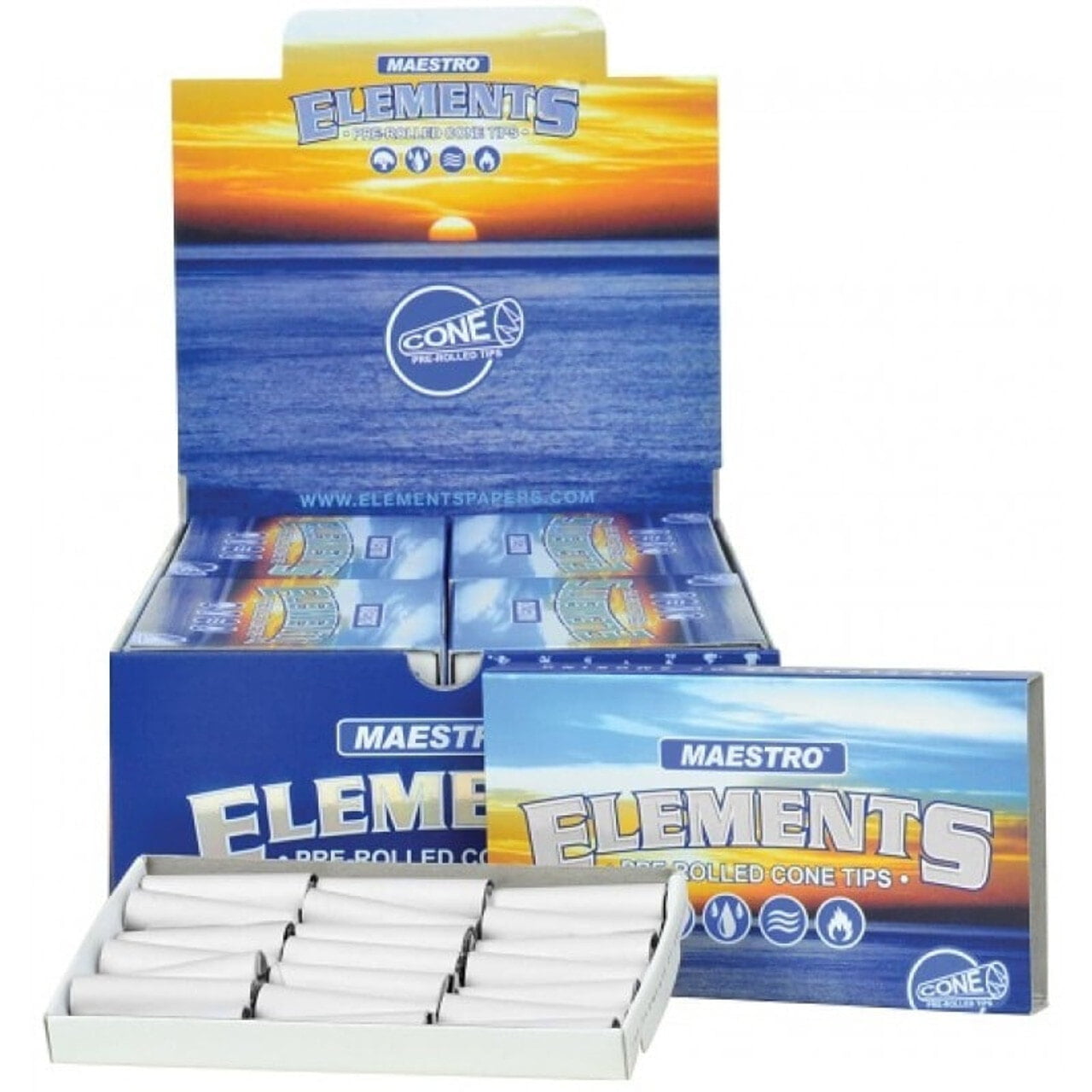 ELEMENTS Maestro Prerolled Tips - Convenient Smoking Accessory