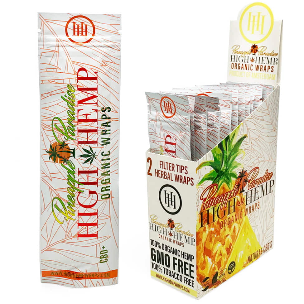 High Hemp Pineapple Paradise – Tobacco-Free, Tropical Hemp Wraps for a ...