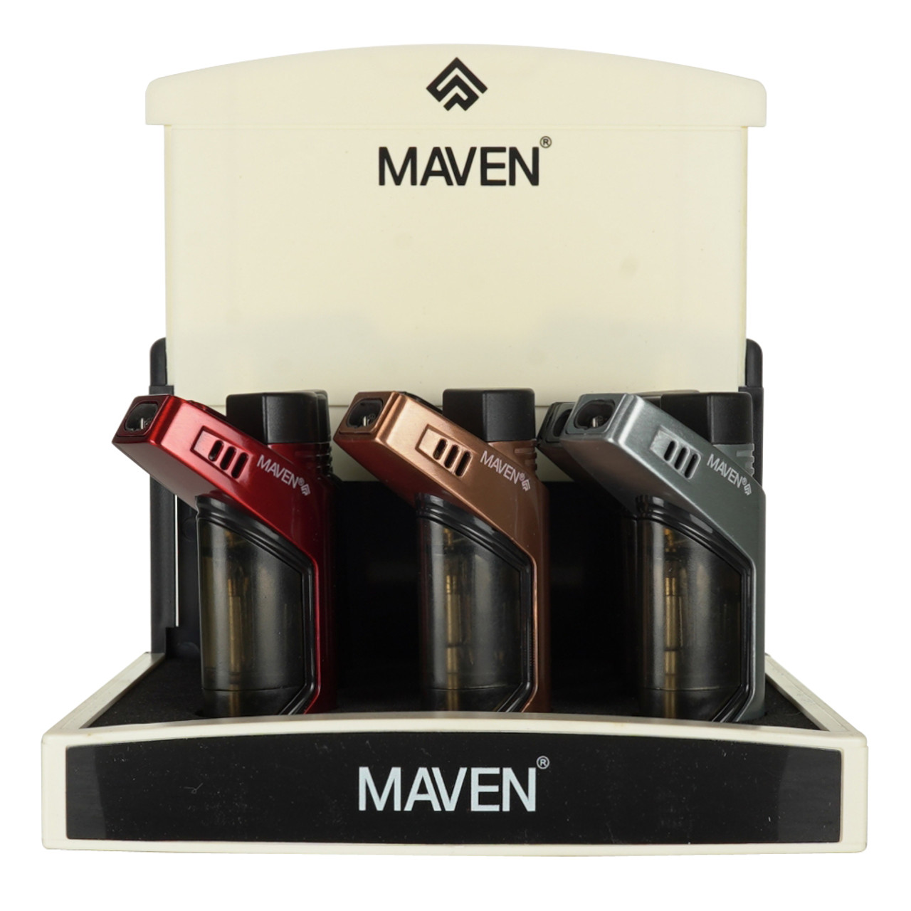 Discover the MAVEN Prime Mixed 9CT torch lighter display – stylish ...