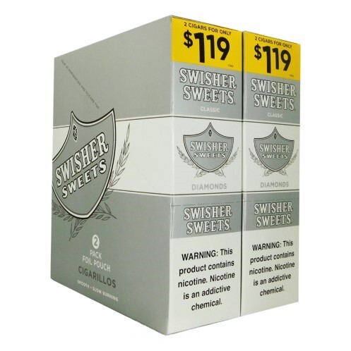 Swisher Sweets Cigarillos | $1.19 Each (60 Cigars Pack)