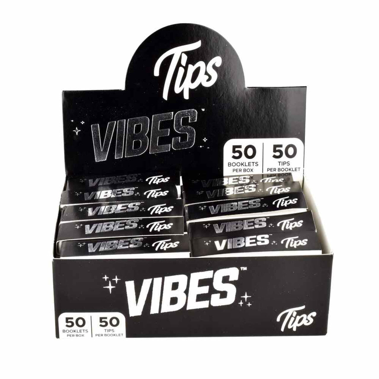 VIBES Rolling Tips 50CT – Premium Filter Tips for Smooth Smoking